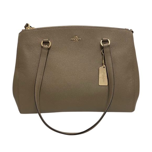 Coach | Bags | Coach Pebbled Stone Leather Shoulder Handbag | Poshmark